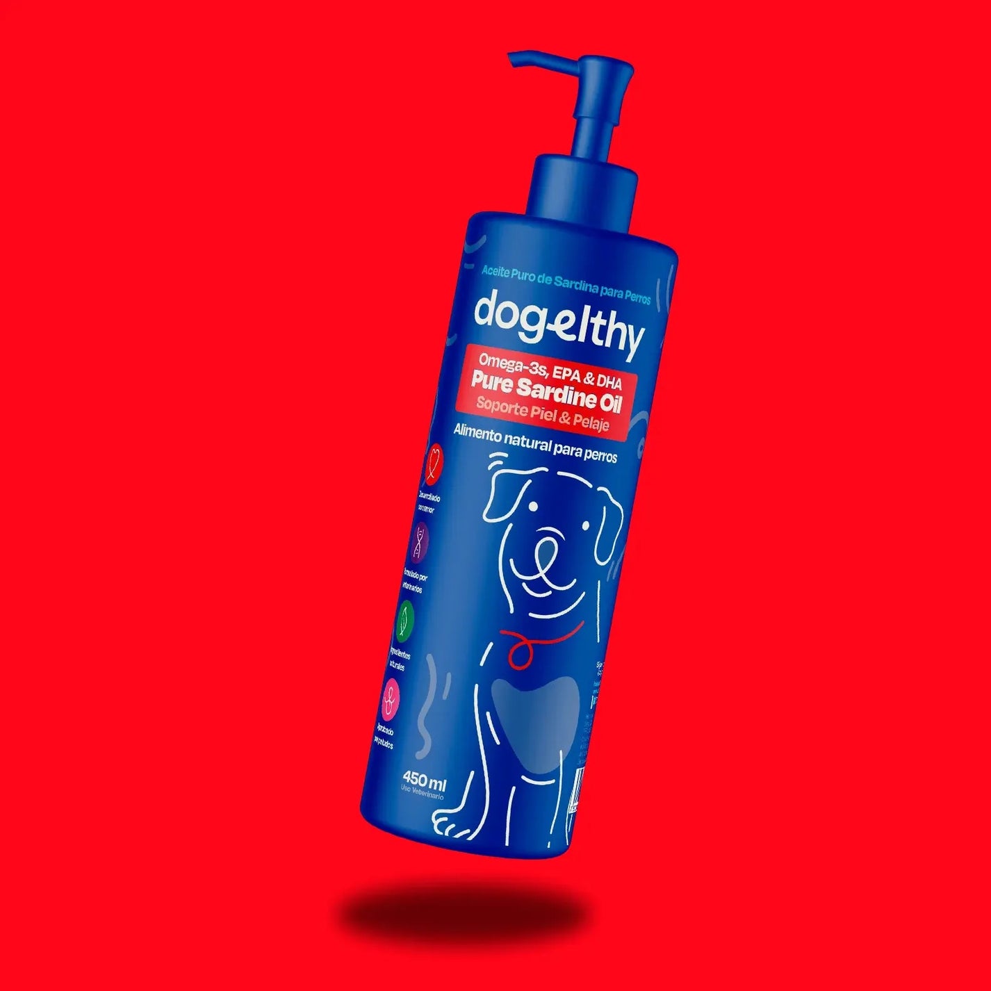 Aceite de Sardina para Perro - Dogelthy (Pure Sardine Oil)